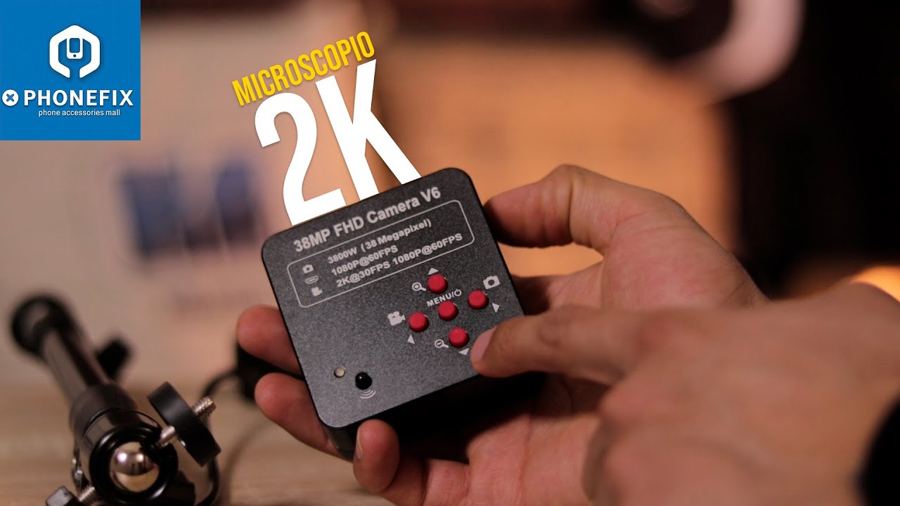 El microscopio mas económico!!! Graba hasta en 2k - YouTube