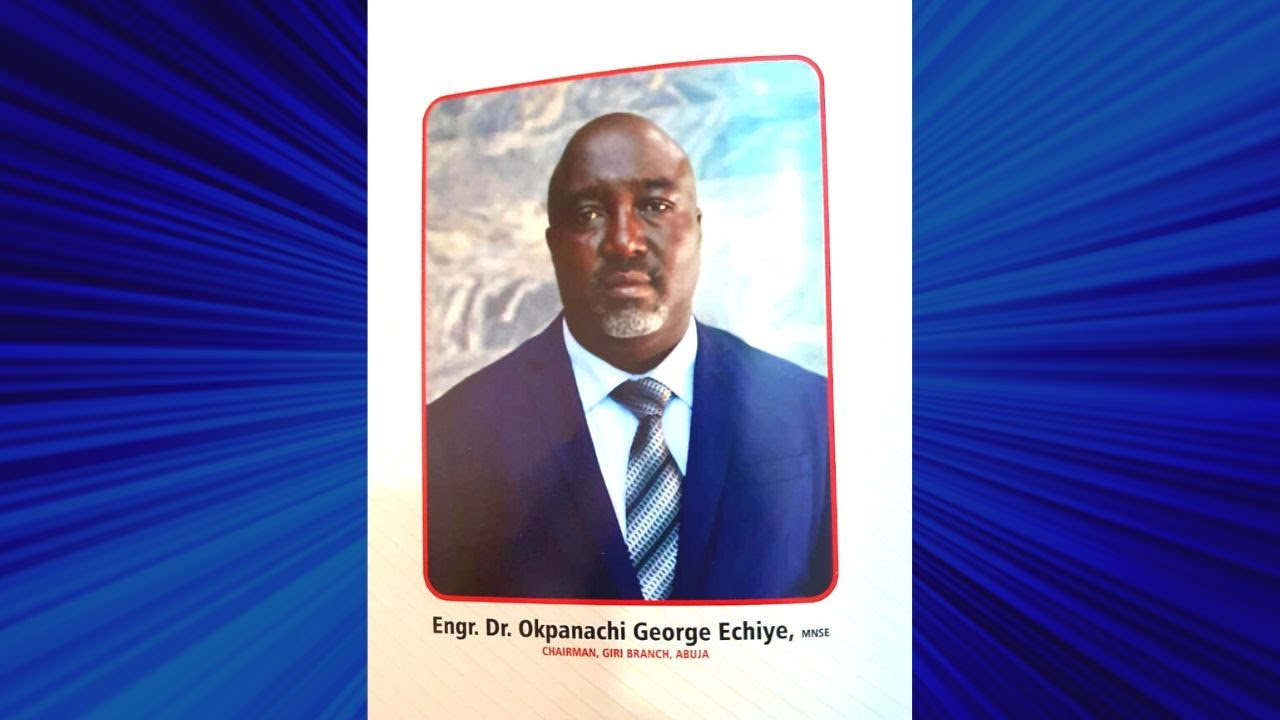 NSE: Inauguration address by Engr. Dr. Okpanachi George, MNSE - YouTube