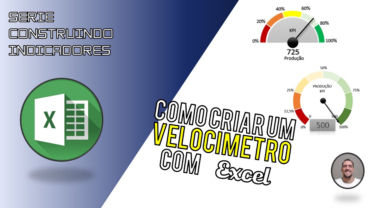 [AULA COMPLETA]-Como criar passo a passo um gráfico de velocímetro no ...