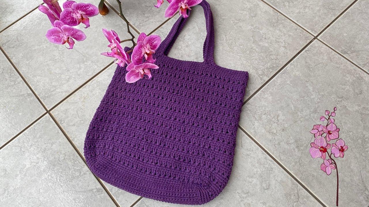 Easy Crochet Tote Bag Tutorial: Perfect for Beginners! - YouTube