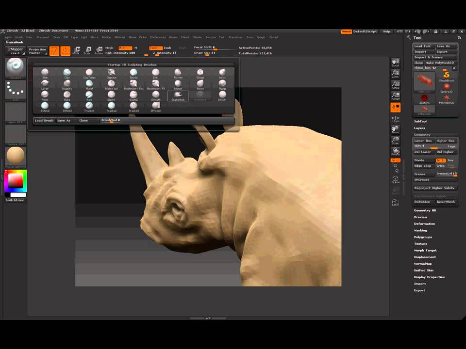 Sculpt a Lifelike High-Poly Rhinoceros in ZBrush | Envato Tuts+
