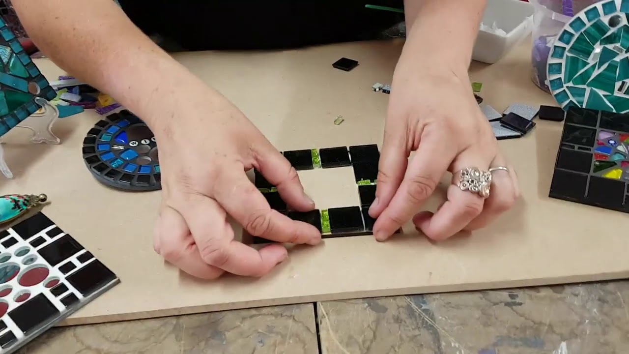 Mosaic Coaster Making - YouTube