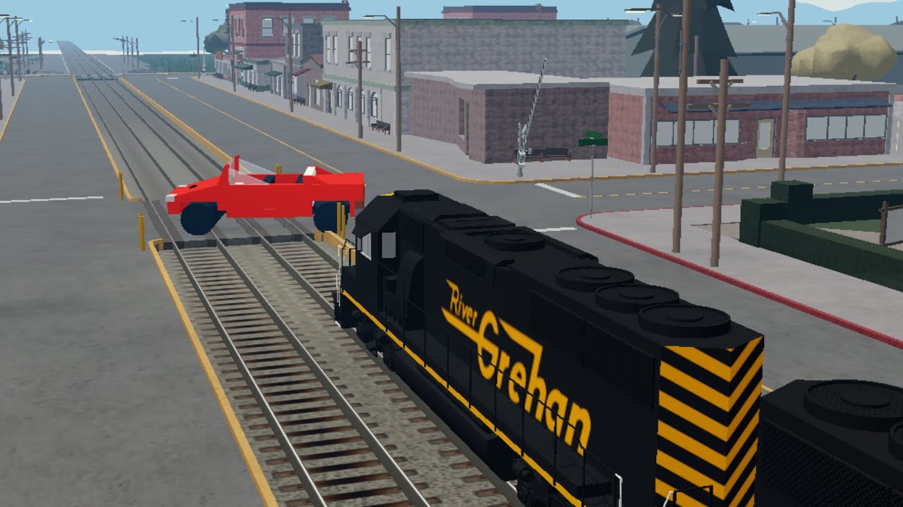 Rails Unlimited (ROBLOX) 7/6/20 (Trains Vs Cars) - YouTube