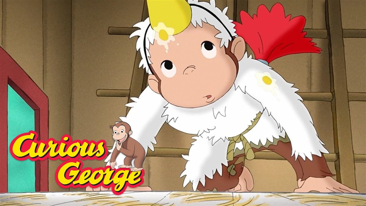 George Poses as a Chicken 🐵 Curious George 🐵 Kids Cartoon 🐵 Kids Movies ...