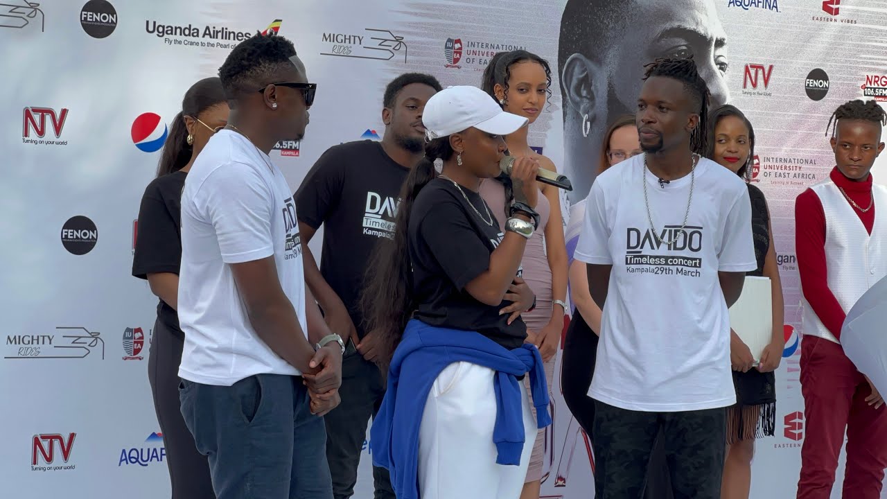 Davido Timeless Concert Kampala Signing Ceremony at IUEA - YouTube