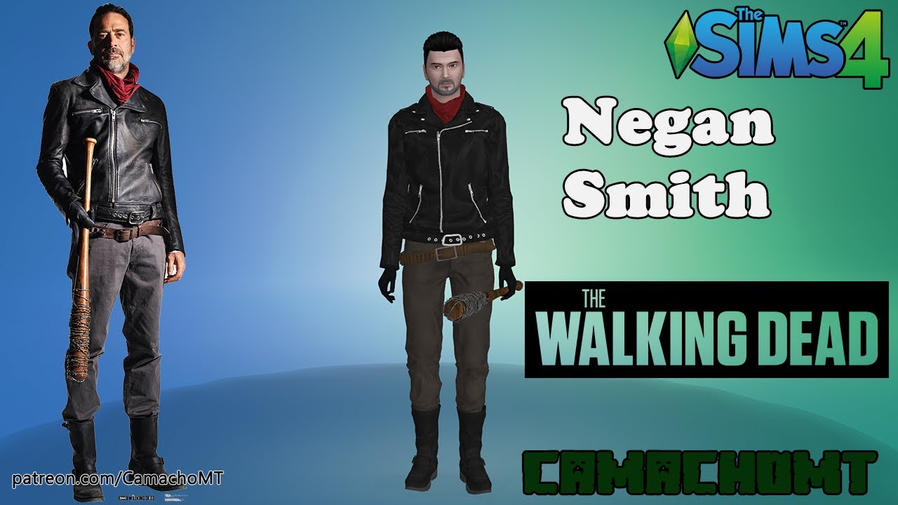 Negan Smith | The Walking Dead | Sims 4 | - YouTube