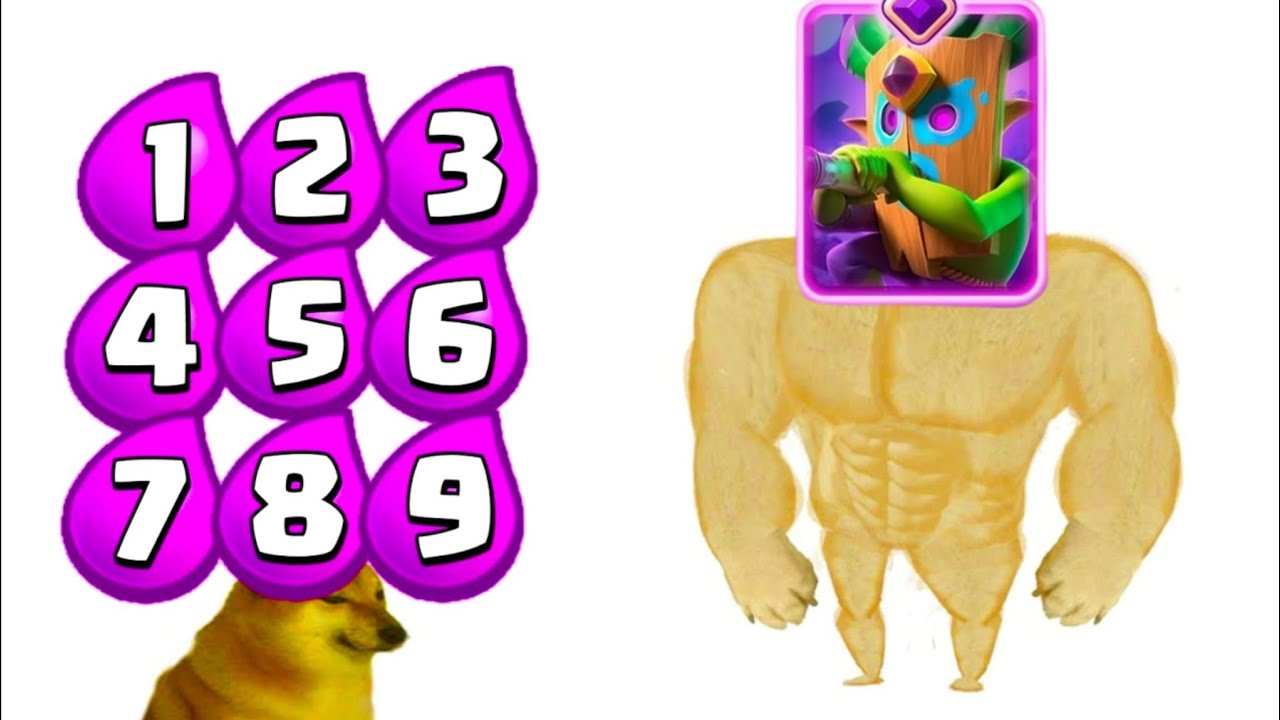 Evo Dart Goblin Counters (Elixir 1 to 9) 💀 - YouTube