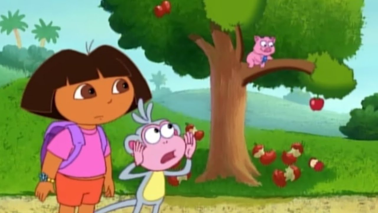 How to draw dora the explorer cartoon - YouTube