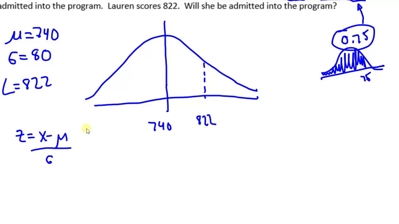 MDM4U 8.2 Properties of the Normal Distribution Video 3 - YouTube