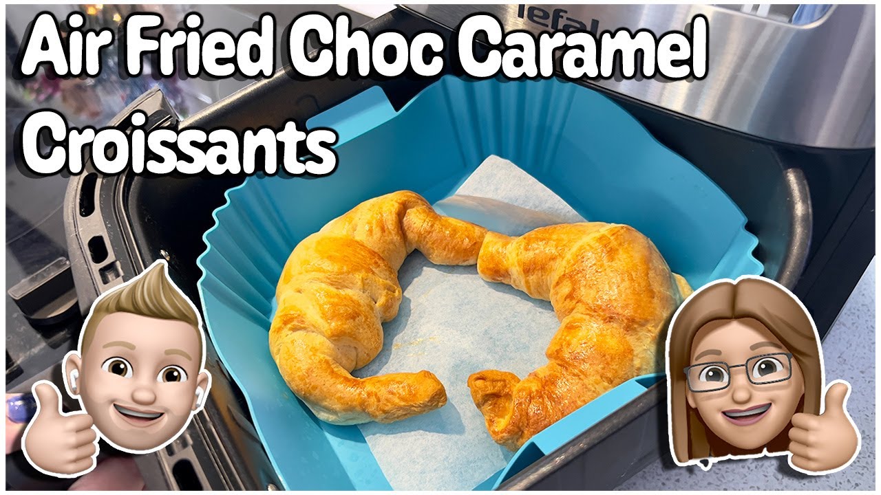 Air Fried Quick & Easy - Jus Rol Croissants with Chocolate & Caramel ...