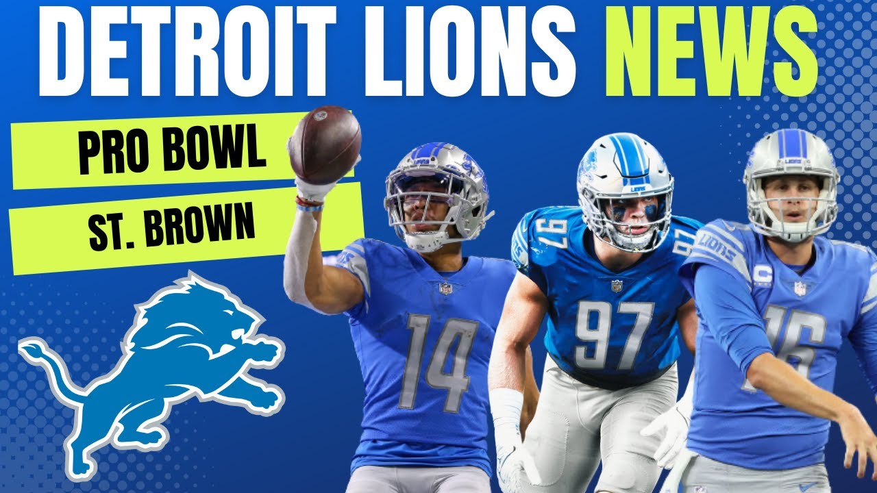 Detroit Lions News: Amon-Ra St. Brown Pro-Bowl Snub, Aidan Hutchinson ...