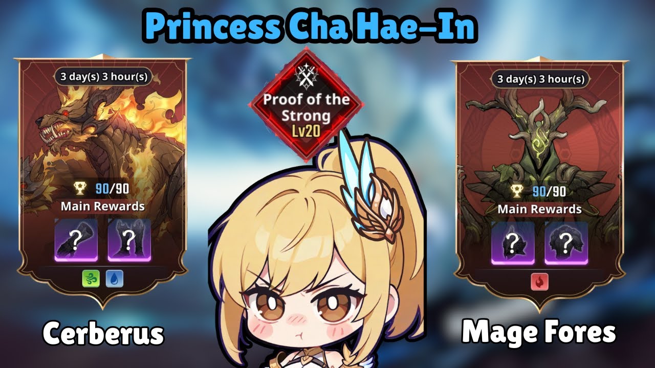 Princess Cha Hae-In vs Cerberus + Mage Fores | PoS Lv 20 | Solo ...