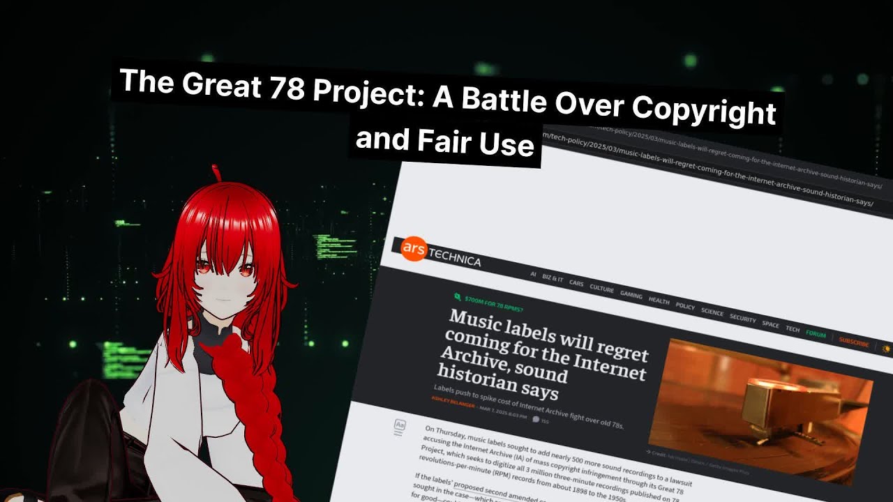 The Great 78 Project: A Battle Over Copyright and Fair Use - YouTube