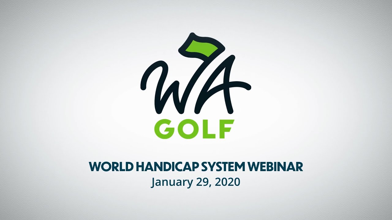 World Handicap System Webinar #1 - YouTube