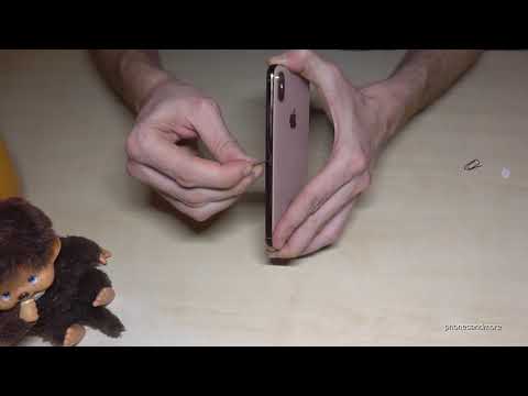 iPhone Xs Max: How to insert the SIM card? Installation of the nano SIM
