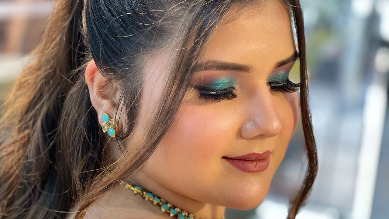 Beautiful eye makeup tutorial 💙#makeuptutorial #gracesalon # ...