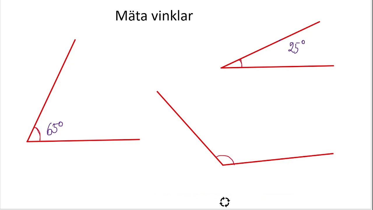 vinklar mäta rita - YouTube