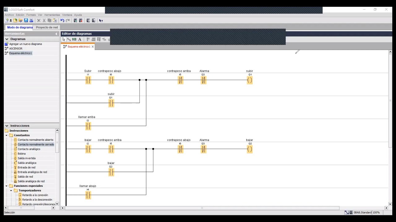 Ascensor De Tres Pisos En Logosoft Youtube Ejercicios Logosoft Con