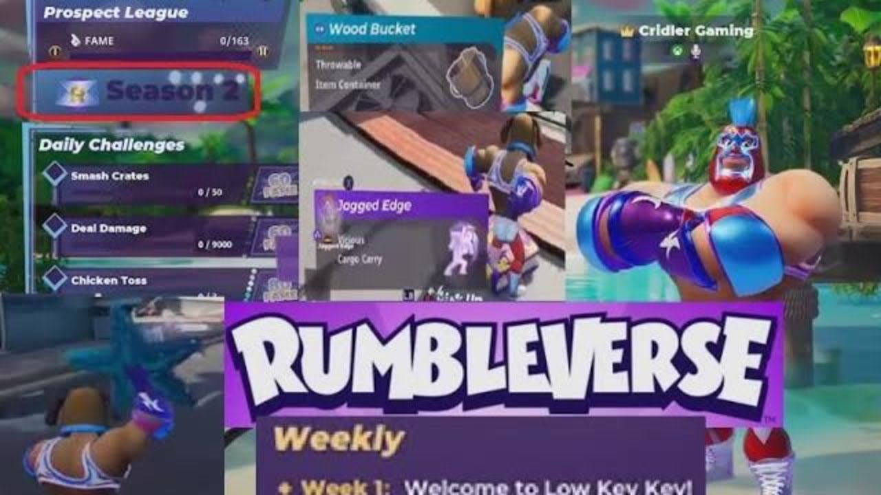 Rumbleverse Season 2 | Week 1 Challenges & New Swing Attack - YouTube