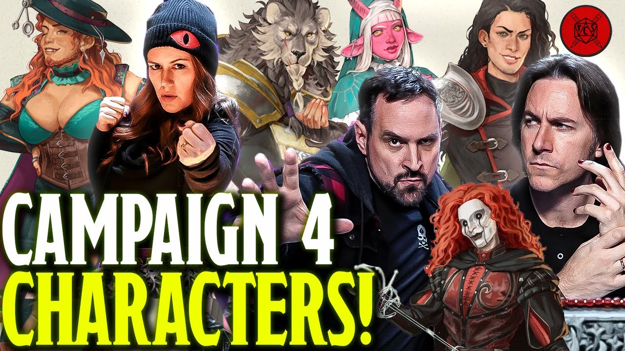 Critical Role Campaign 4 Full CHARACTER REVEALS! (Did We Guess Right ...