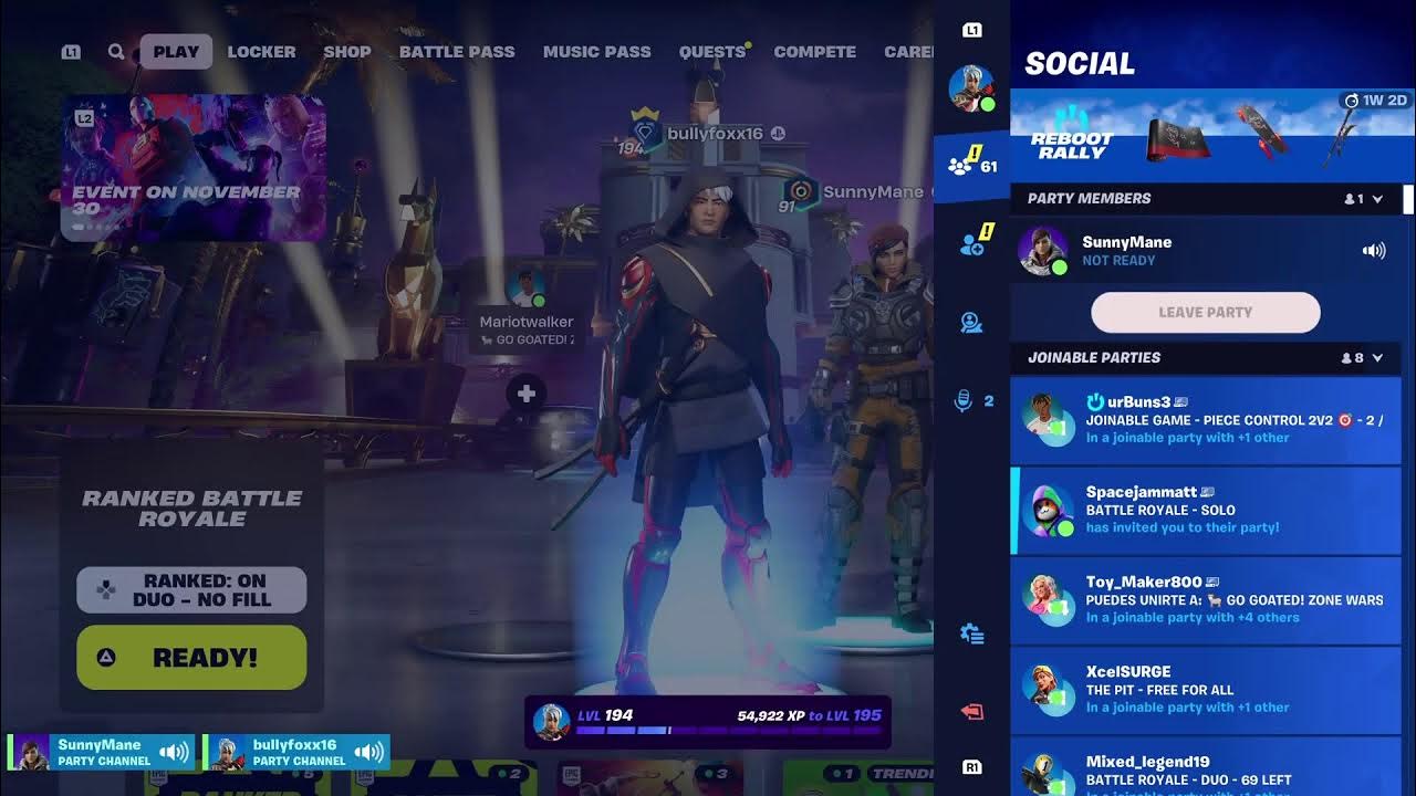 FORTNITE 27/11 advanced to go🎶 chill times 🌸 holly jolly times🎄 - YouTube