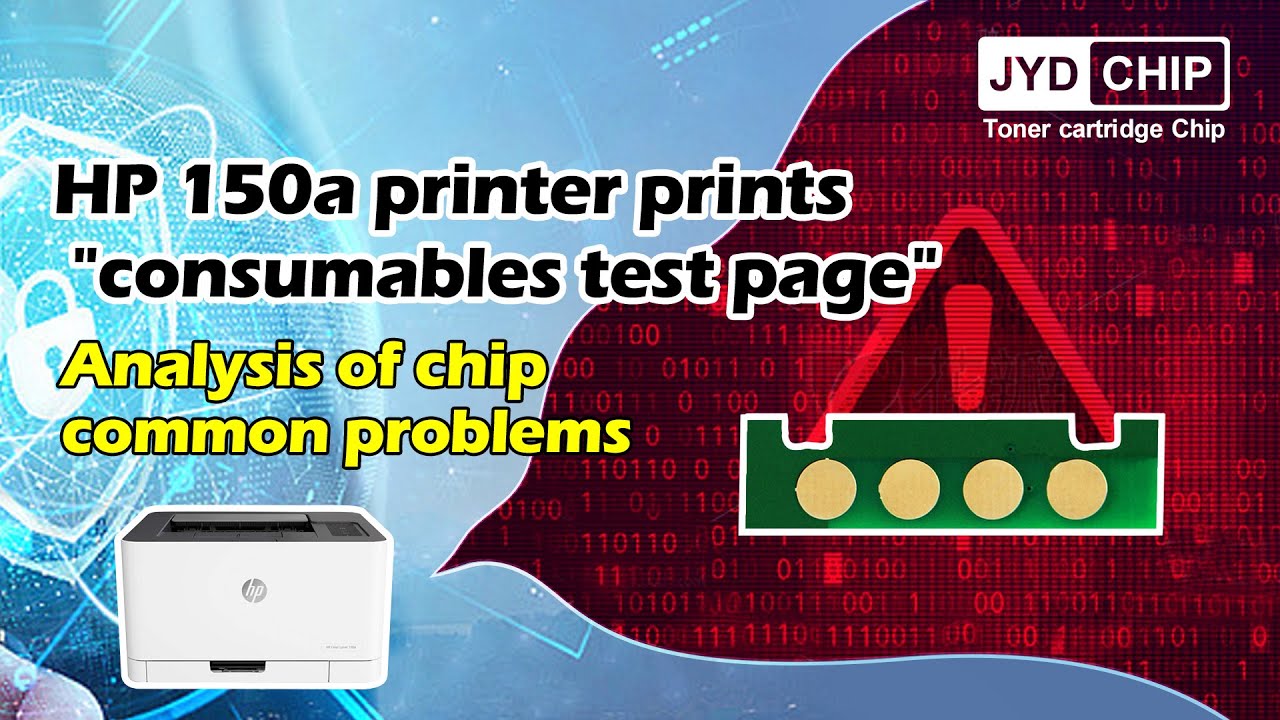 How to print "supplies test page" on a HP 150a printer without a ...