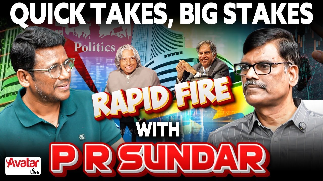 "Icons, Ideas, and Insights: A Rapid Ride with PR Sundar"💪👜 | Avatar ...