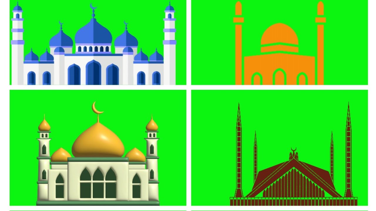 Mosque green screen - YouTube