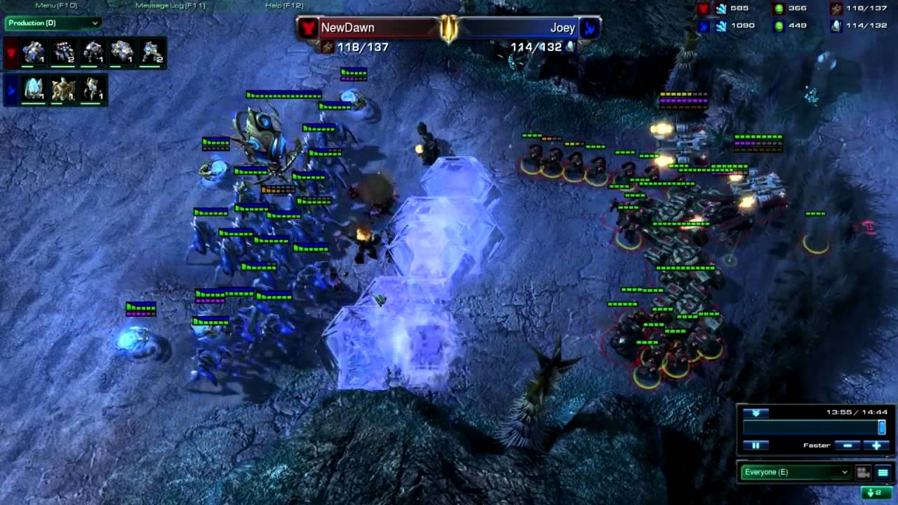 Starcraft 2 _ Gameplay awesome - YouTube