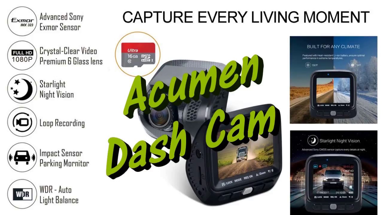 Ford Fusion Dash Cam Test Acumen Dual Channel Dash Cam - YouTube
