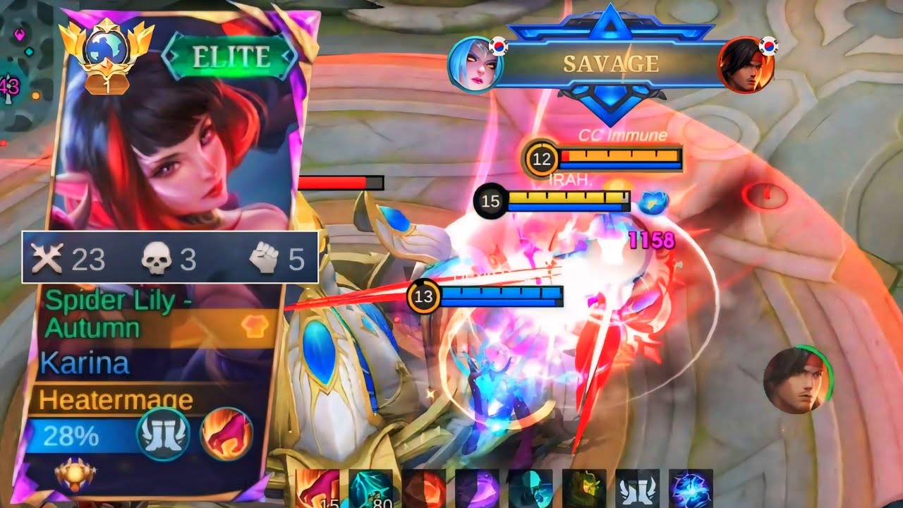 KARINA SAVAGE BEFORE GAME ENDS 😱🔥 TOP 1 GLOBAL KARINA - YouTube