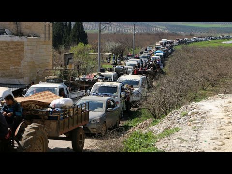 Turkish offensive in Syria: Hundreds of civilians flee as Ankara forces advance on Afrin city
