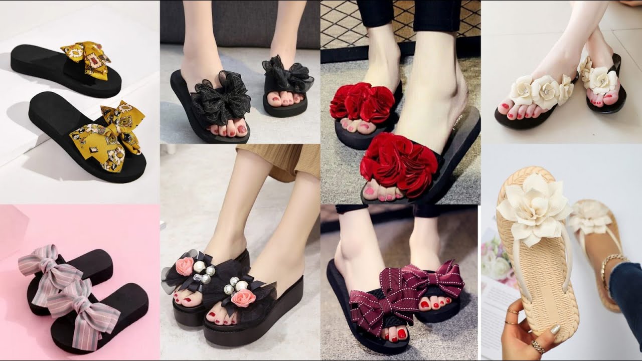 Top Different Slippers Design Ladies 2023|Casual wear Slipper & Sandal ...