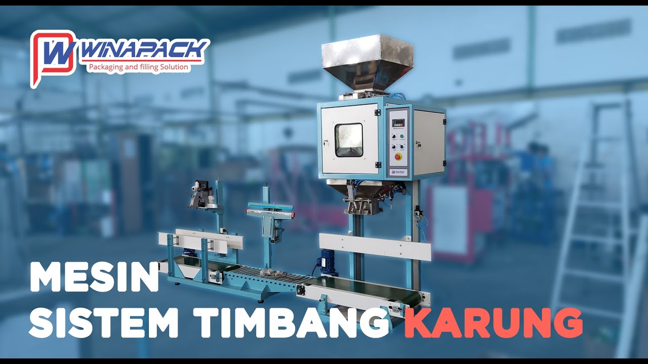 MESIN PENGEMAS BERAS 5-25 KG DESAIN TERBARU│WINAPACK +6231-8918899 ...
