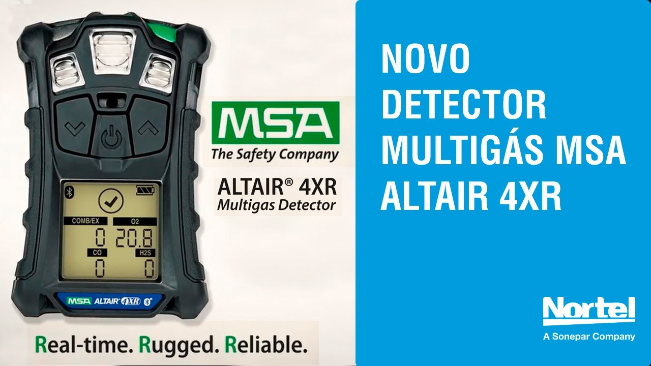 Dica | Conheça o novo Detector Multigás MSA Altair 4XR - YouTube