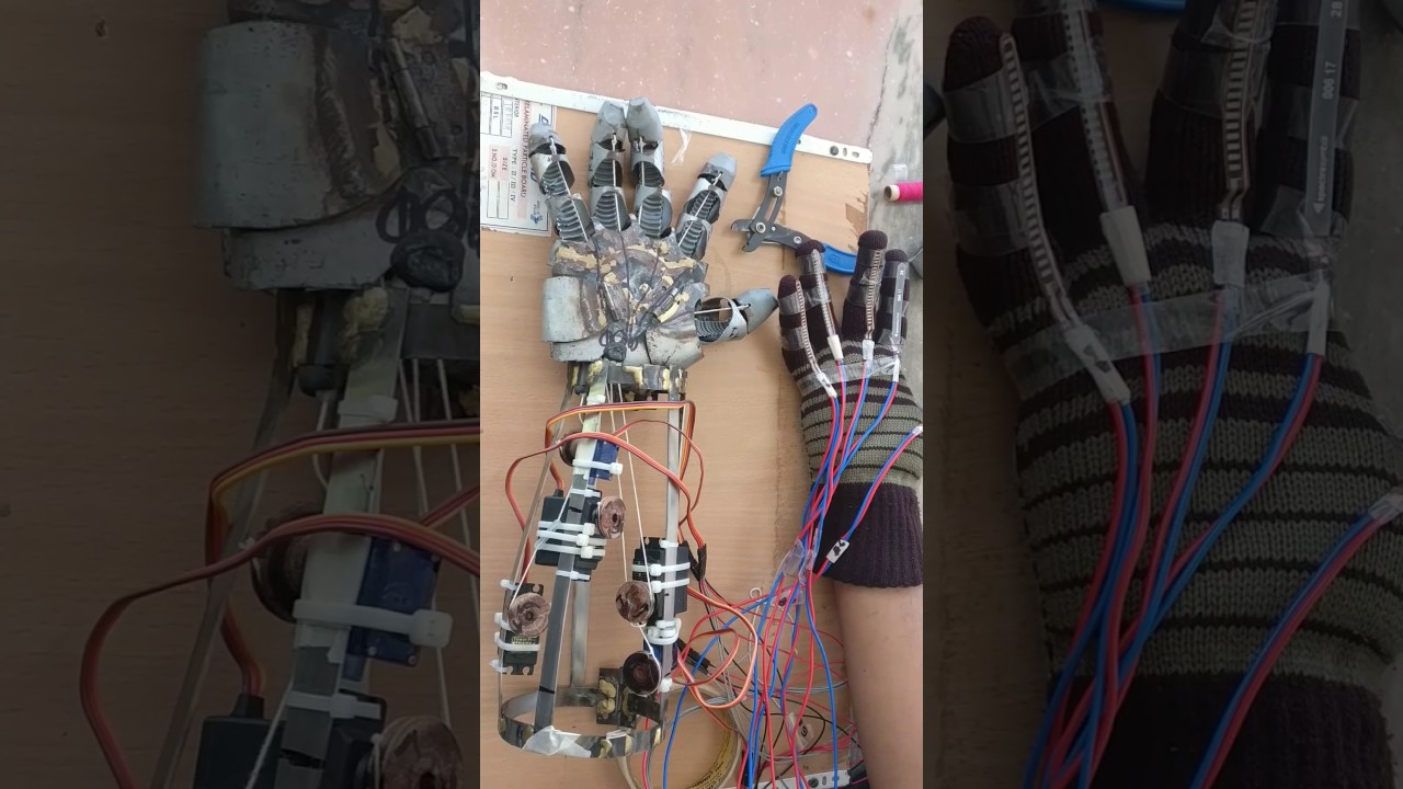 Hand Mimicking Exoskeleton - YouTube