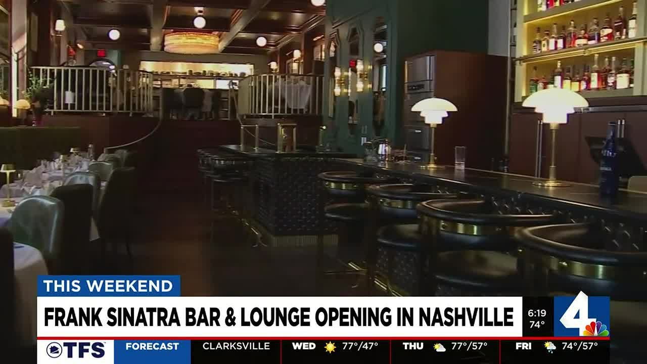 Frank Sinatra bar & lounge opening in Nashville - YouTube