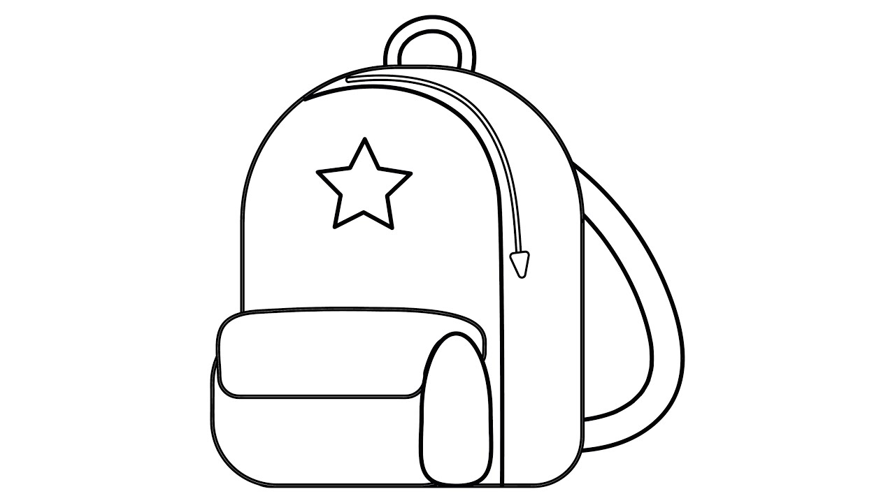 Bag| Drawing & Coloring a Bag| How to Draw a Bag - YouTube