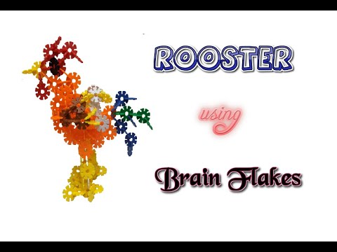 How to build a Rooster using Brain Flakes | Brain Flakes instructions ...