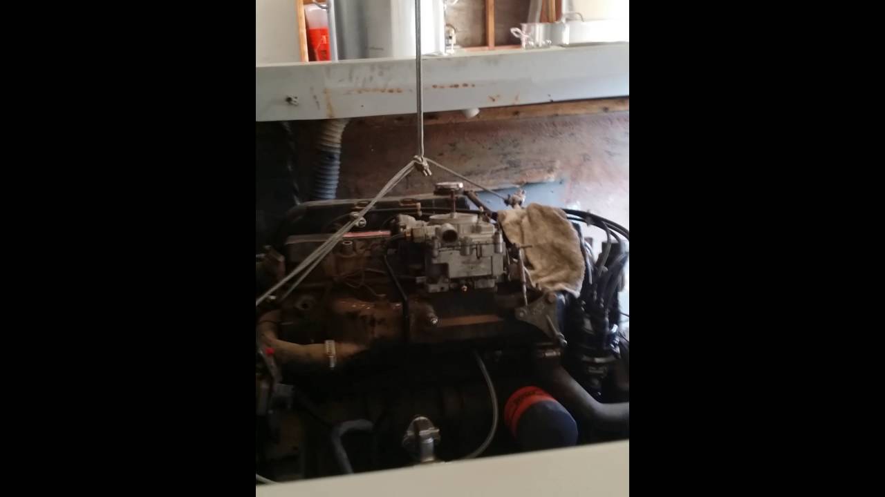 DIY engine hoist in my garage - YouTube