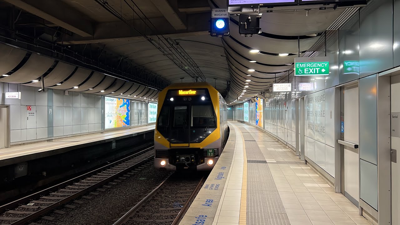 Sydney Trains: M12 + M13 arriving at Green Square - YouTube