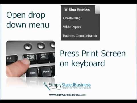 How to Capture Drop Down Menu on SnagIt - YouTube