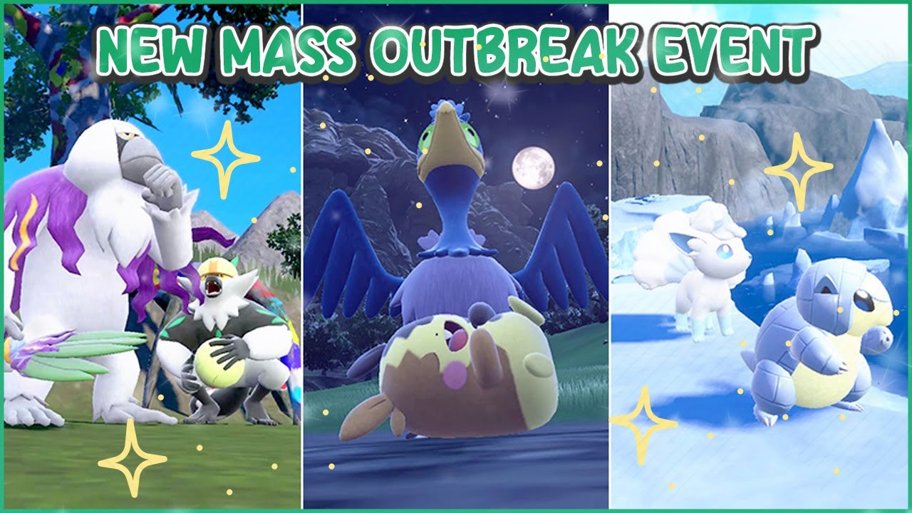 NEW Mass Outbreak Event - Version Exclusives | Pokemon Scarlet & Violet ...