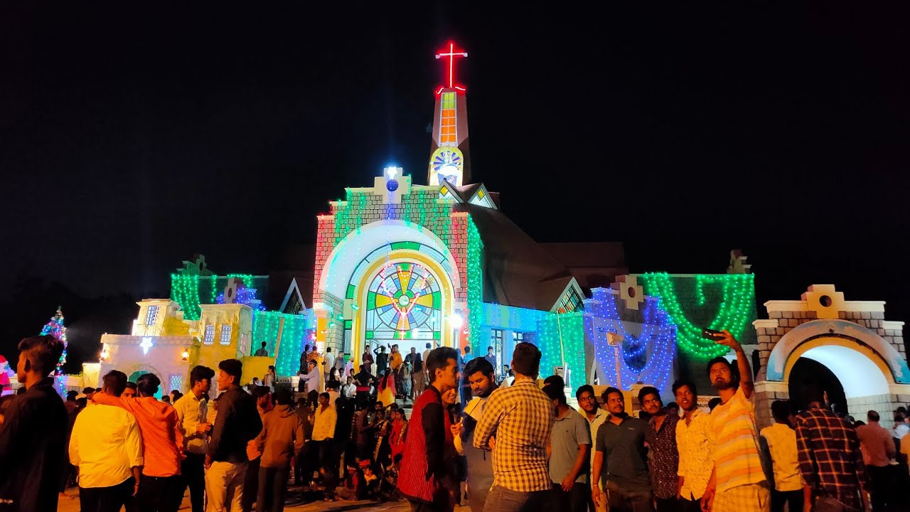 Christmas Day Special | Famous Arogya Matha Church in Bellary | Holi ...