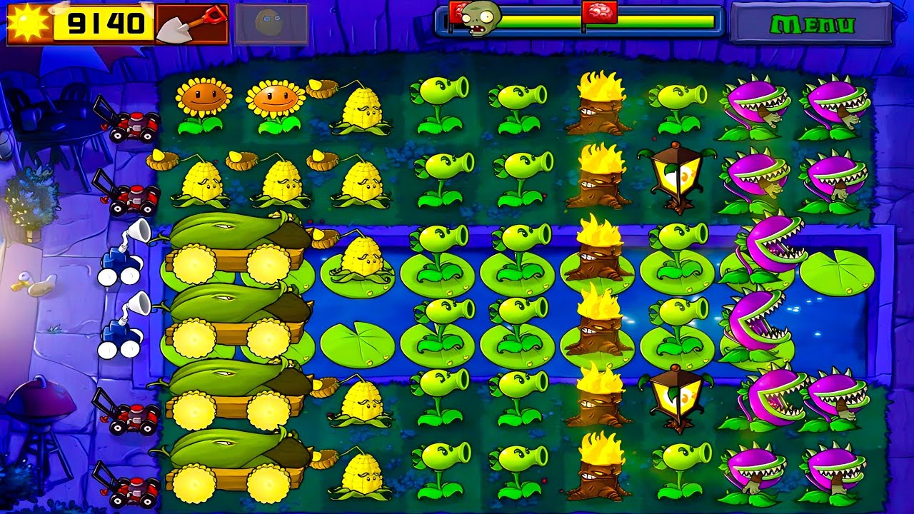 PVZ: *ADVANTURE* FOG NEW COMBO VS ALL ZOMBIES CHALLENGE* | Pvz Mini ...