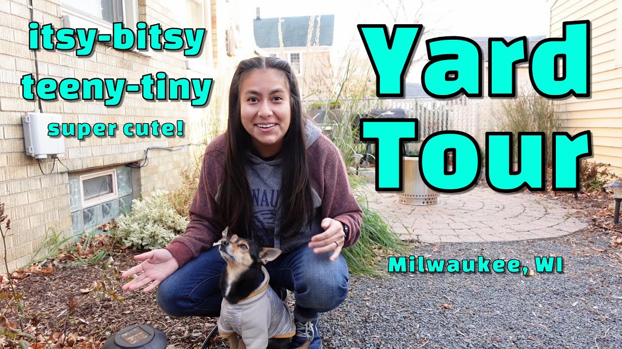 Tiny Backyard Tour (use the space you have...even if it's tiny!) - YouTube