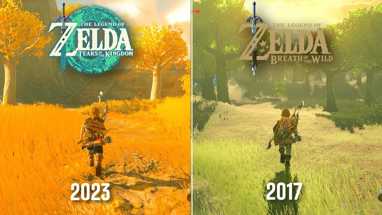 Zelda TOTK vs BOTW | Direct Comparison - YouTube