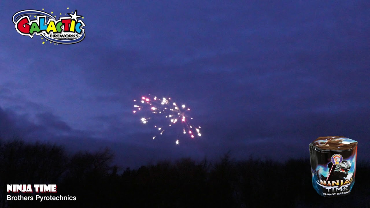 Ninja Time By Brothers Pyrotechnics Fireworks - From Galactic Fireworks ...