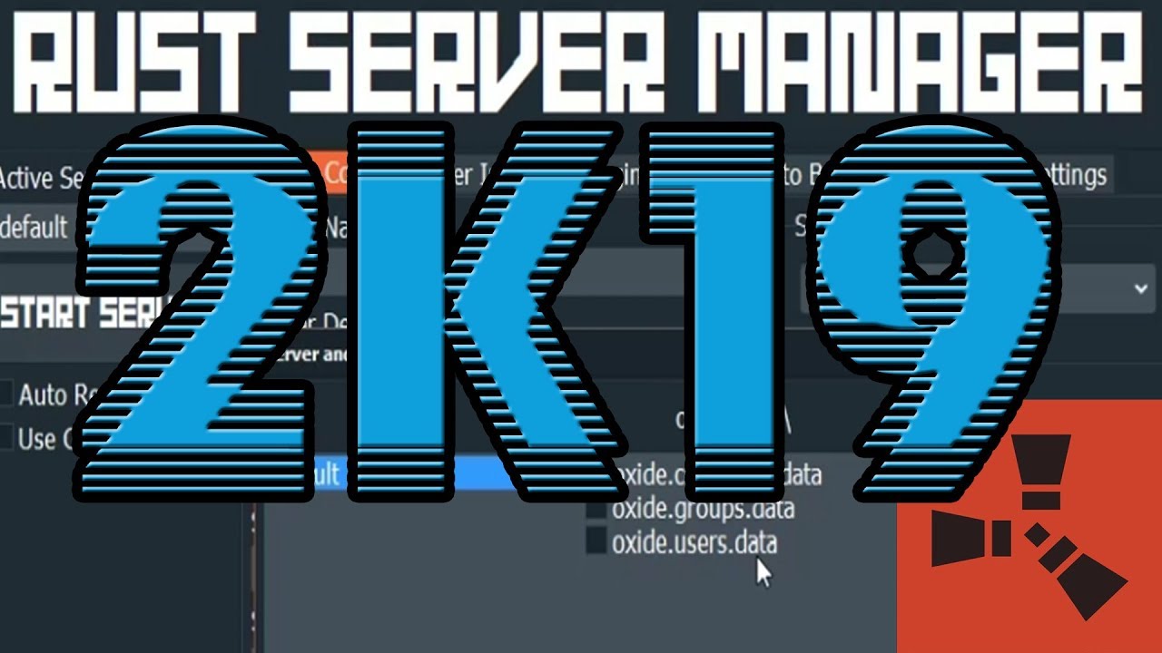 COMO HACER TU SERVER DE RUST CON RSM EN 2019 - YouTube