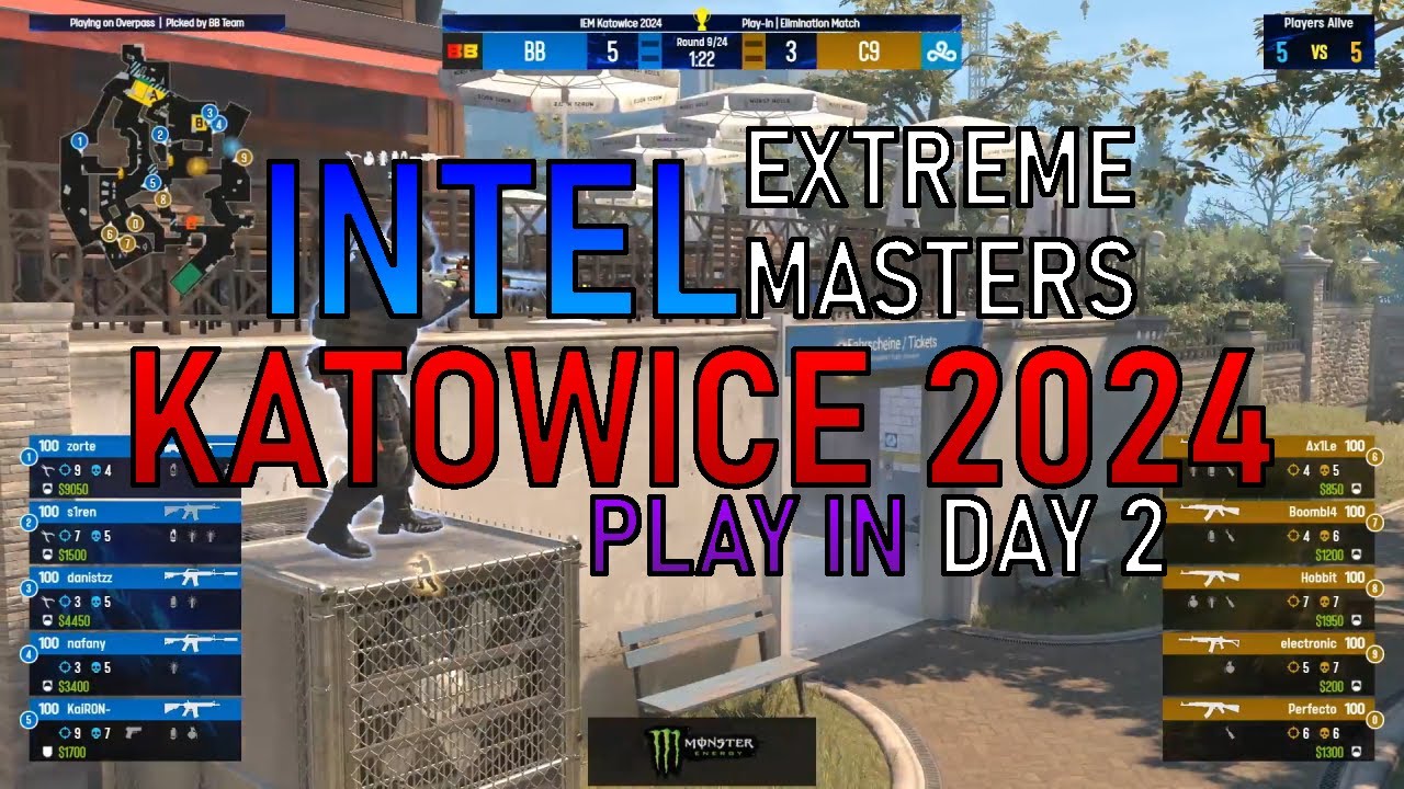 COUNTER STRIKE 2 BEST OF IEM KATOWICE 2024 PLAY IN - DAY 2 - YouTube